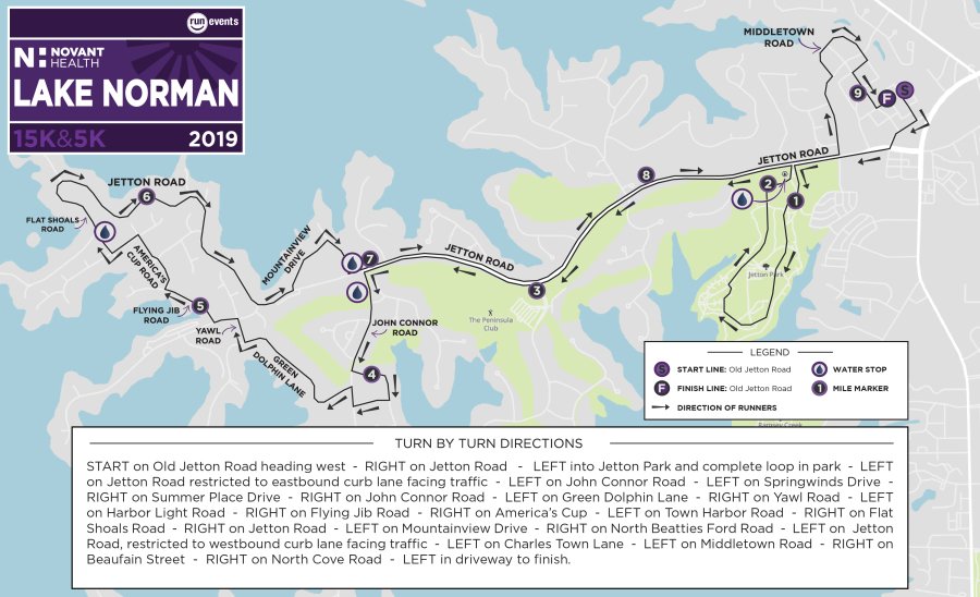 Novant Health Lake Norman 15K & 5K
