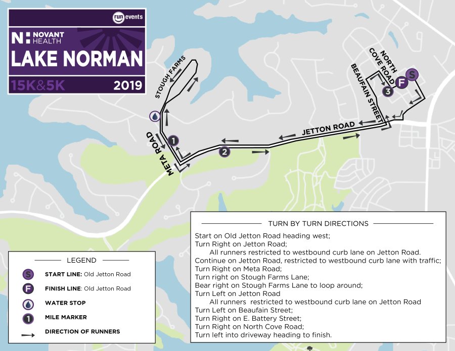 Novant Health Lake Norman 15K & 5K