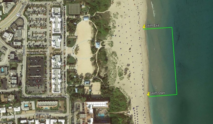 Game On! Palm Beaches Triathlon - Spring: Course Map