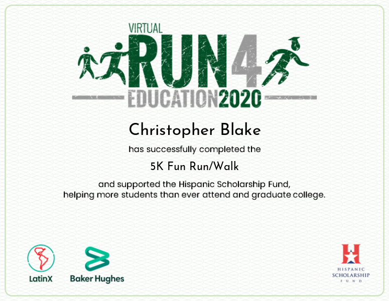 Fun Run Certificate Template