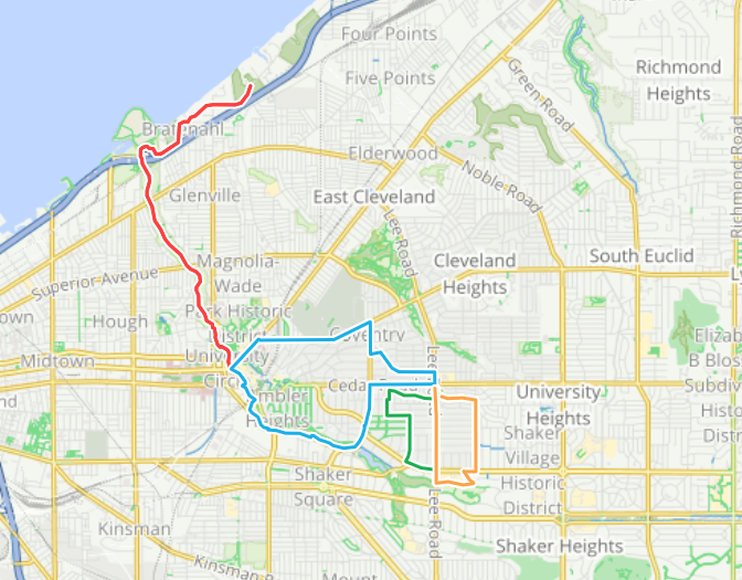 Run The Land - 5k, 10k, Half, and Full Marathon: Course Routes