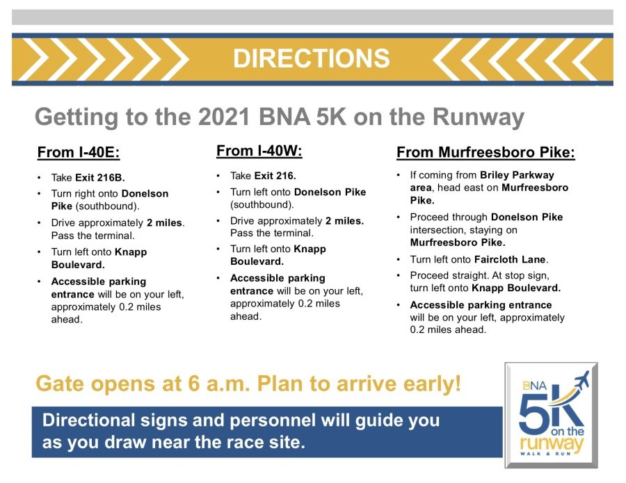 BNA 5K on the Runway