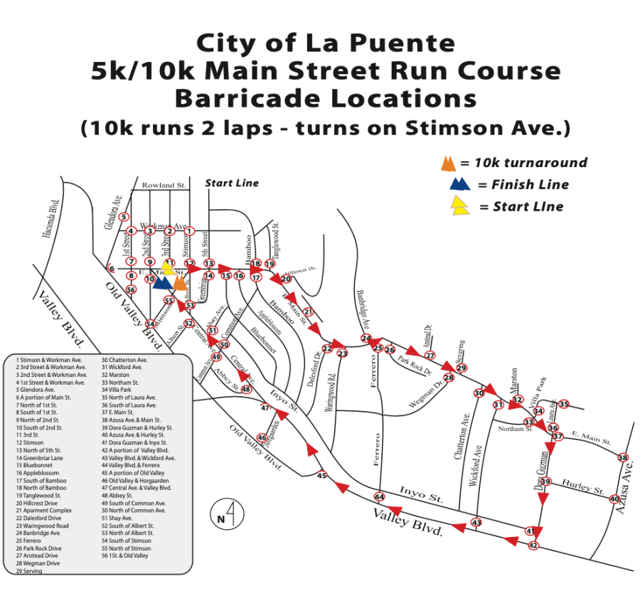 SRLA Strength 10K & 5K: Course Map