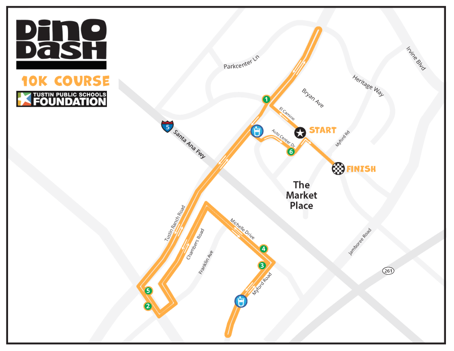 DINO DASH: RUN COURSE ROUTES