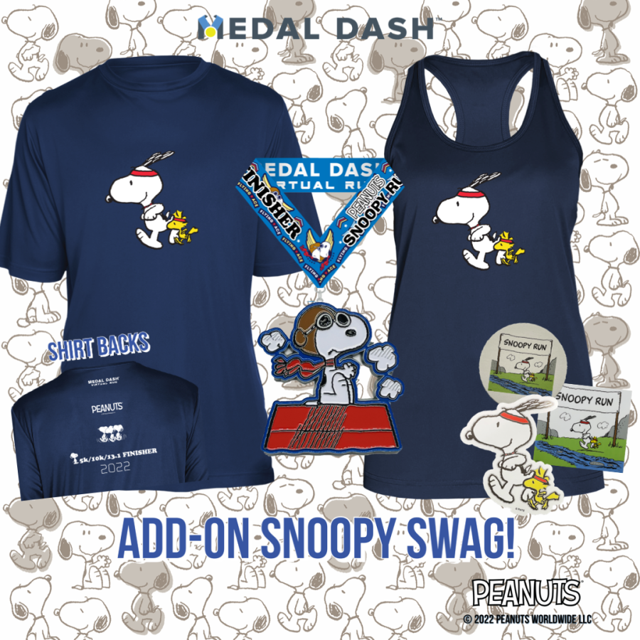 ‘SNOOPY CHALLENGE 5K/10K/13.1' VIRTUAL RUN