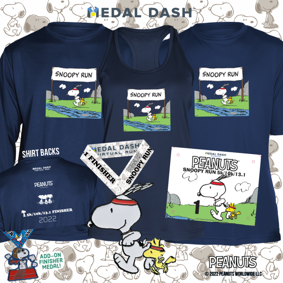 ‘SNOOPY CHALLENGE 5K/10K/13.1' VIRTUAL RUN