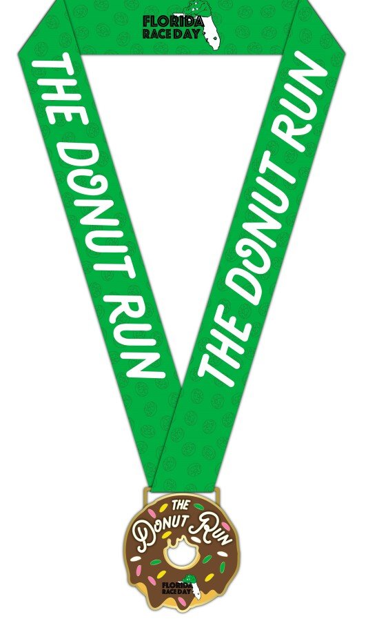 The Donut Run 5k and 10K Races along with a 1 mile fun run