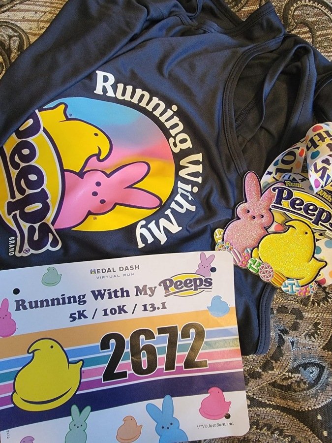 'RUNNING WITH MY PEEPS 5K/10K/13.1' VIRTUAL RUN