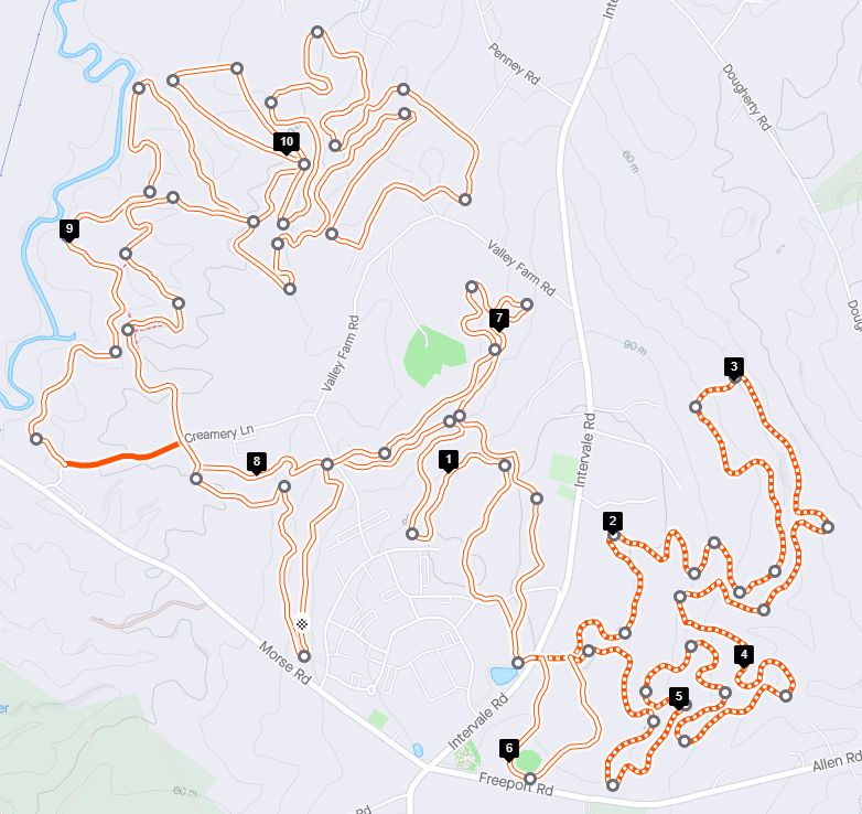 Trail Festival at Pineland Farms: Courses