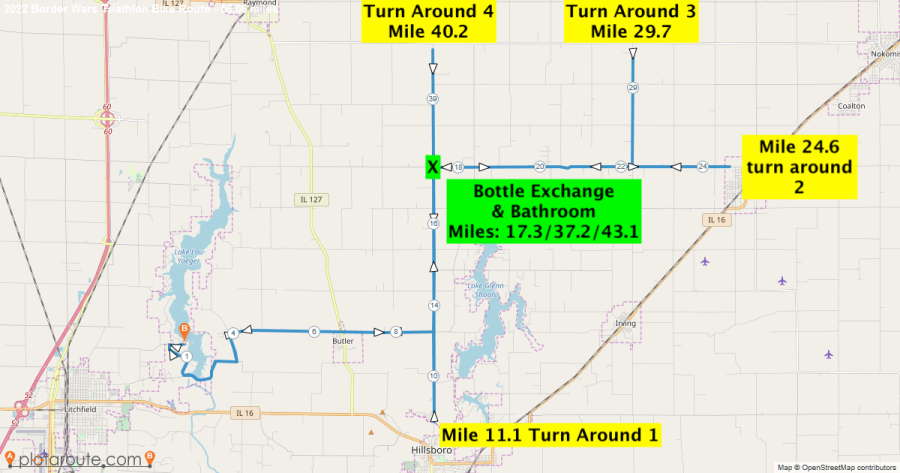 Border Wars Half Distance Triathlon: Bike Course Info