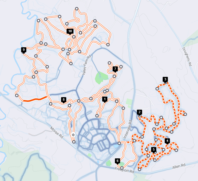 Trail Festival at Pineland Farms: Courses