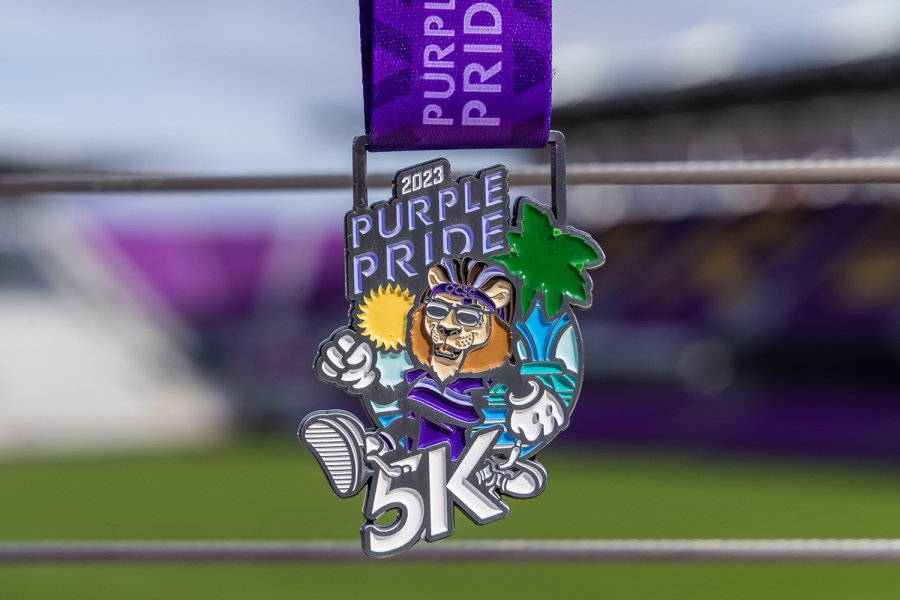 Purple Pride 5k: Finisher Medal