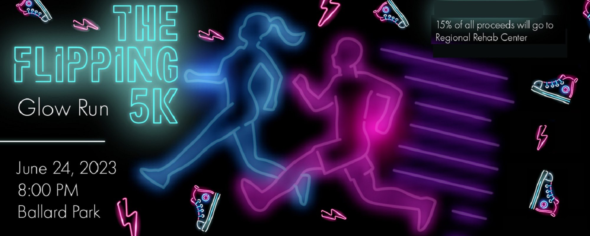 The Flipping Glow Run 5K