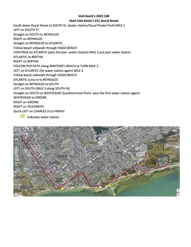 IK5K Shamrock Shuffle: Course Maps