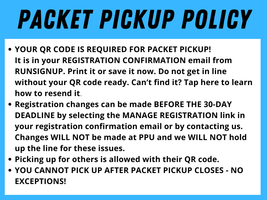 Irving Marathon: Packet Pickup