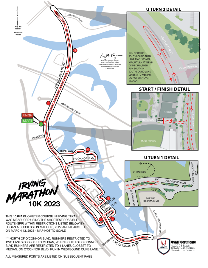 Irving Marathon: Maps