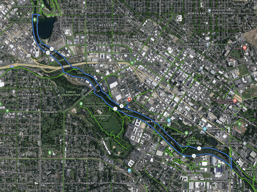 COT "Ring of Fire - Solar Eclipse" Marathon: Course Maps