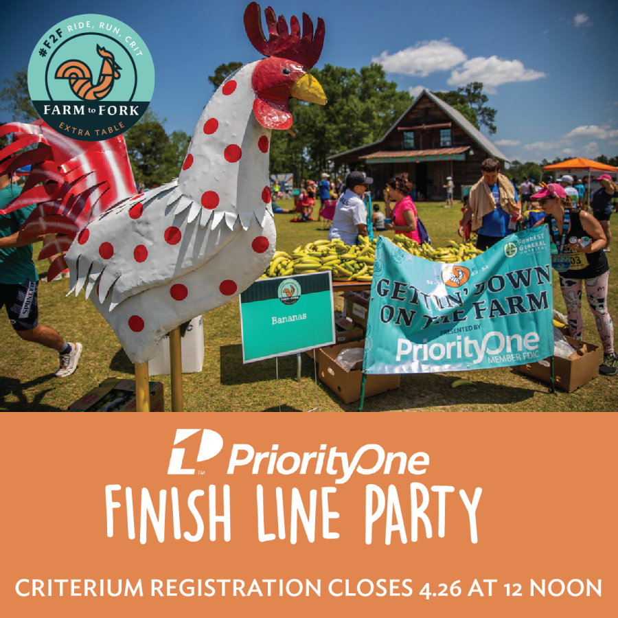FARM TO FORK - Ride, Run, Crit: FINISH LINE PARTY