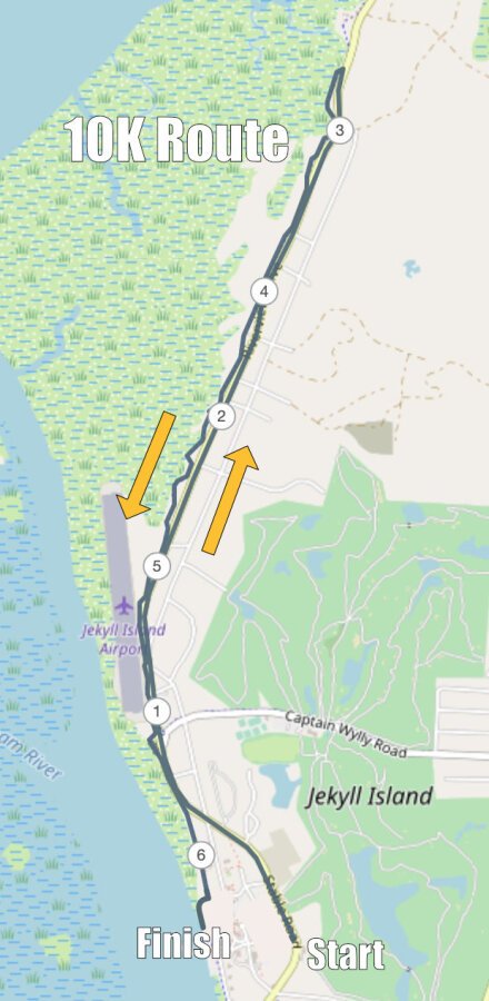 Jekyll Island Marathon, Half Marathon, and 10k
