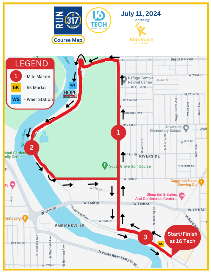 RUN(317) - 16 Tech: Course Map