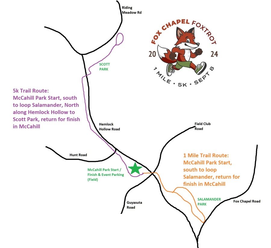 Fox Chapel Foxtrot 5k & 1 Mile Family Fun Run